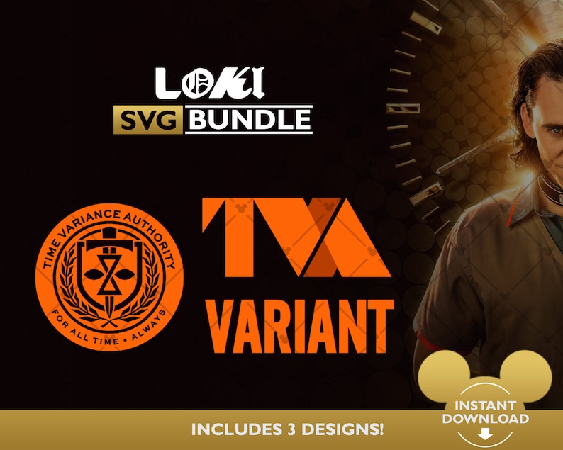 Loki SVG - TVA SVG - Time Variance Authority Cutting File - Etsy