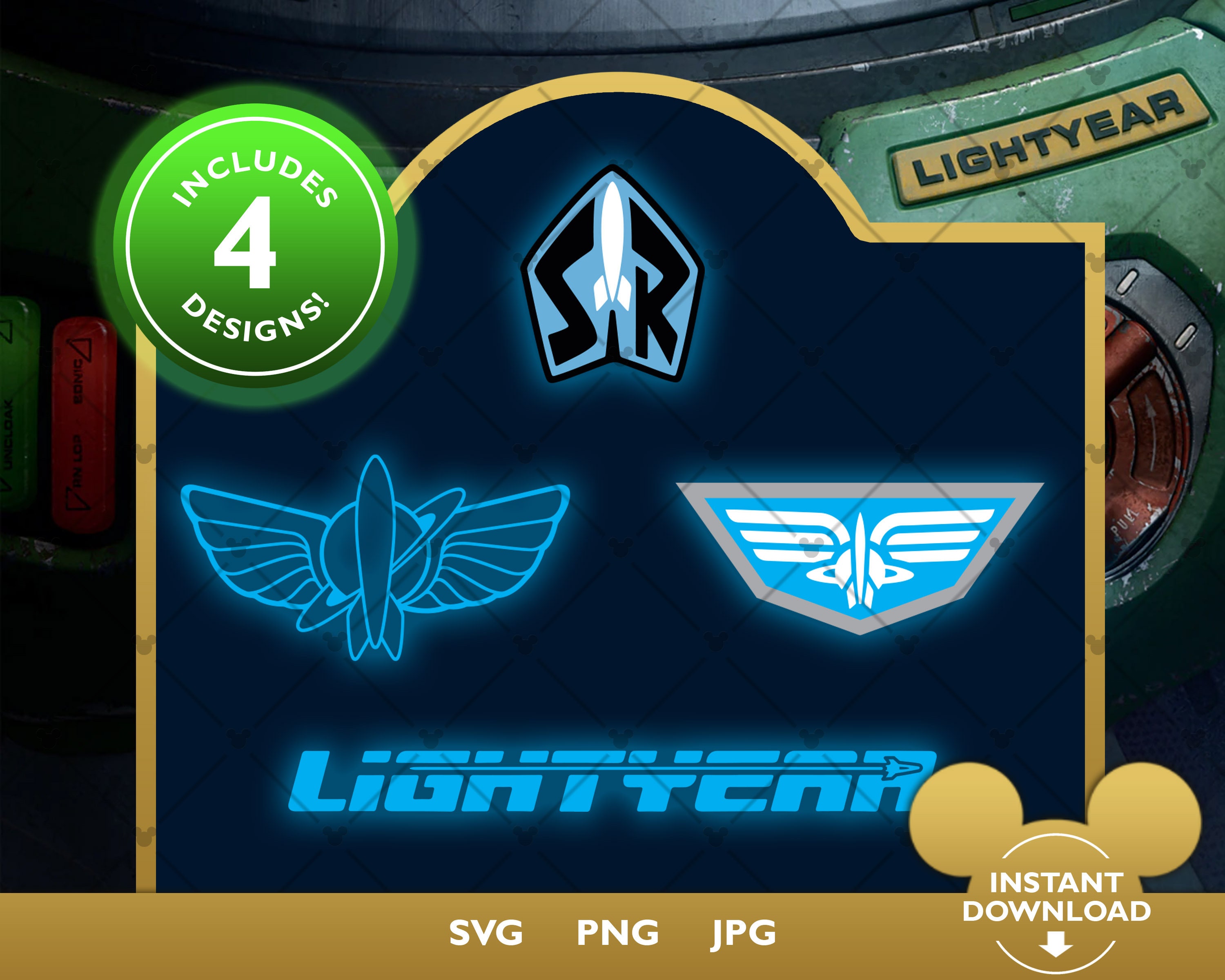 Buzz Lightyear SVG Buzz Logos Space Ranger SVG Cricut - Etsy UK