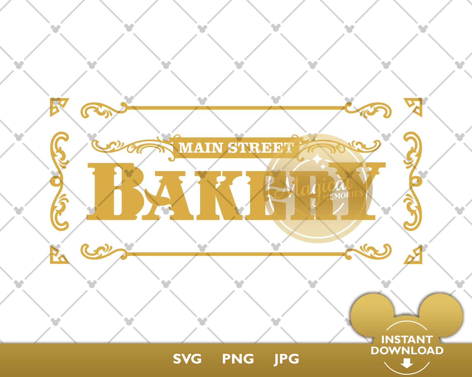 Main Street Bakery SVG - Etsy UK