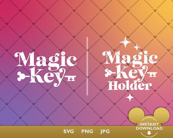 Magic Key SVG - Etsy