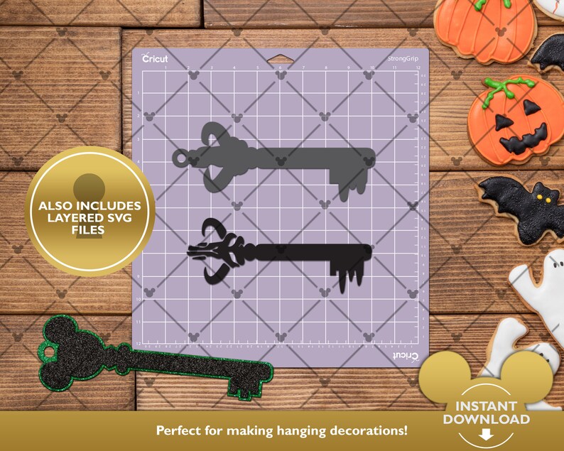 Mickey Halloween Keys SVG Set Jack Skellington Haunted - Etsy