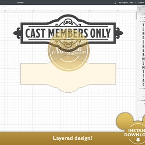Cast Members Only SVG - Etsy