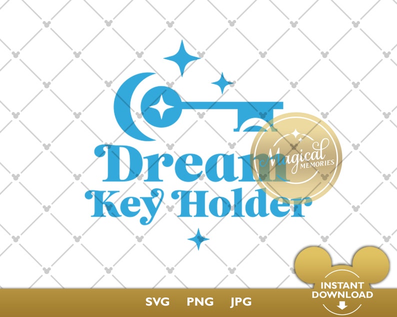 Magic Key SVG Dream Key Holder SVG | Etsy