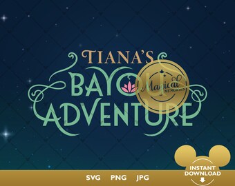 Tianas Bayou Adventure SVG File for Cricut condensed SVG - Etsy