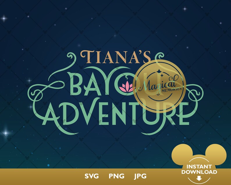 Tianas Bayou Adventure SVG - Etsy