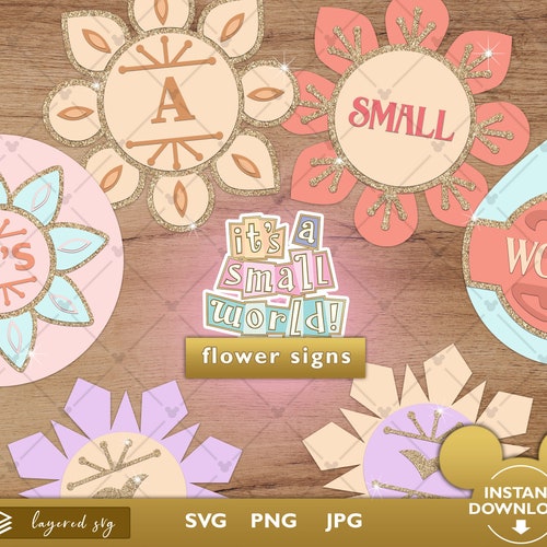 It's a Small World SVG Cutting File Inspired by the - Etsy