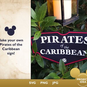 Pirates of the Caribbean Sign SVG - Etsy