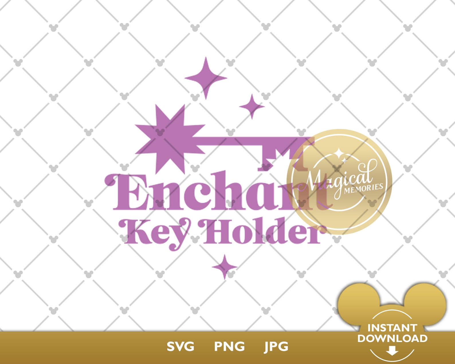 Magic Key SVG Enchant Key Holder SVG - Etsy