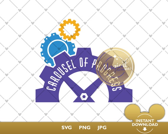 Carousel of Progress SVG Cricut & Silhouette Cutting File - Etsy