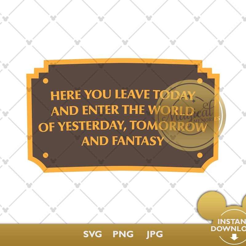 Disneyland Walt Quote Sign - Etsy