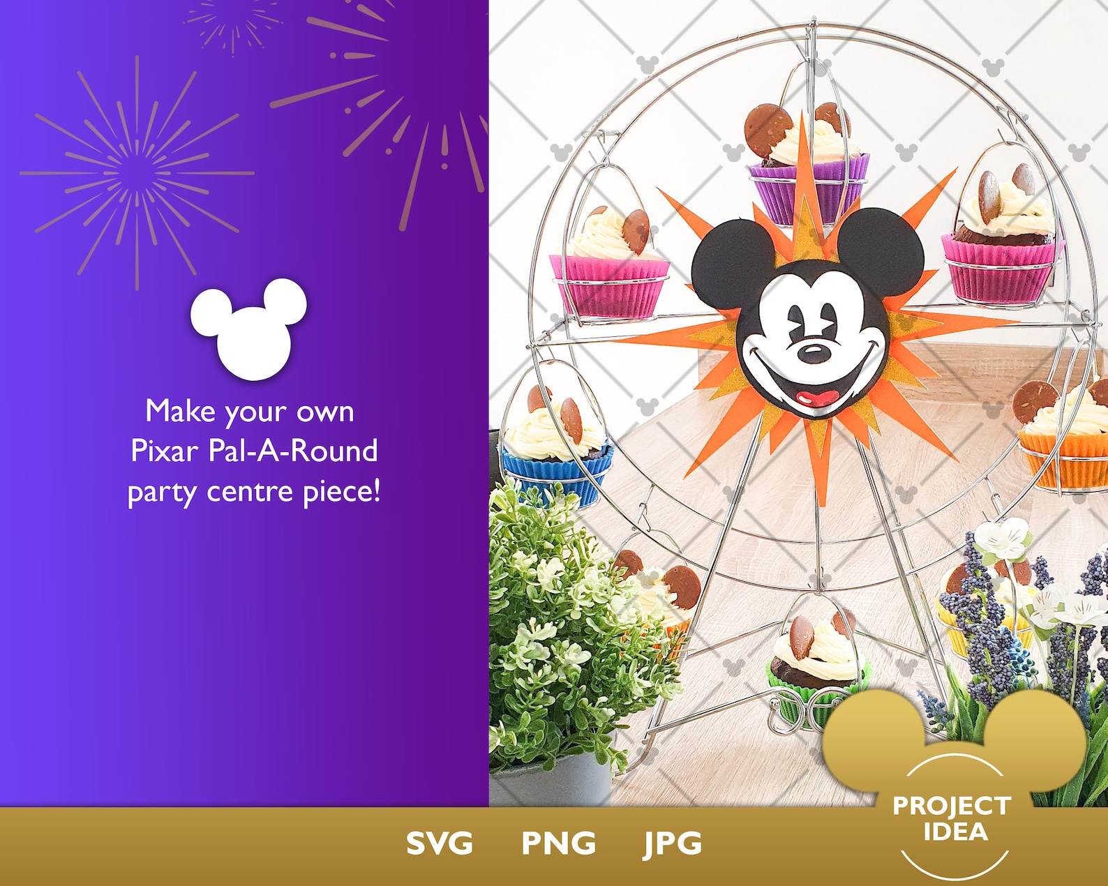 Mickey Fun Wheel SVG Pixar Pal-a-round SVG Mickey SVG - Etsy UK