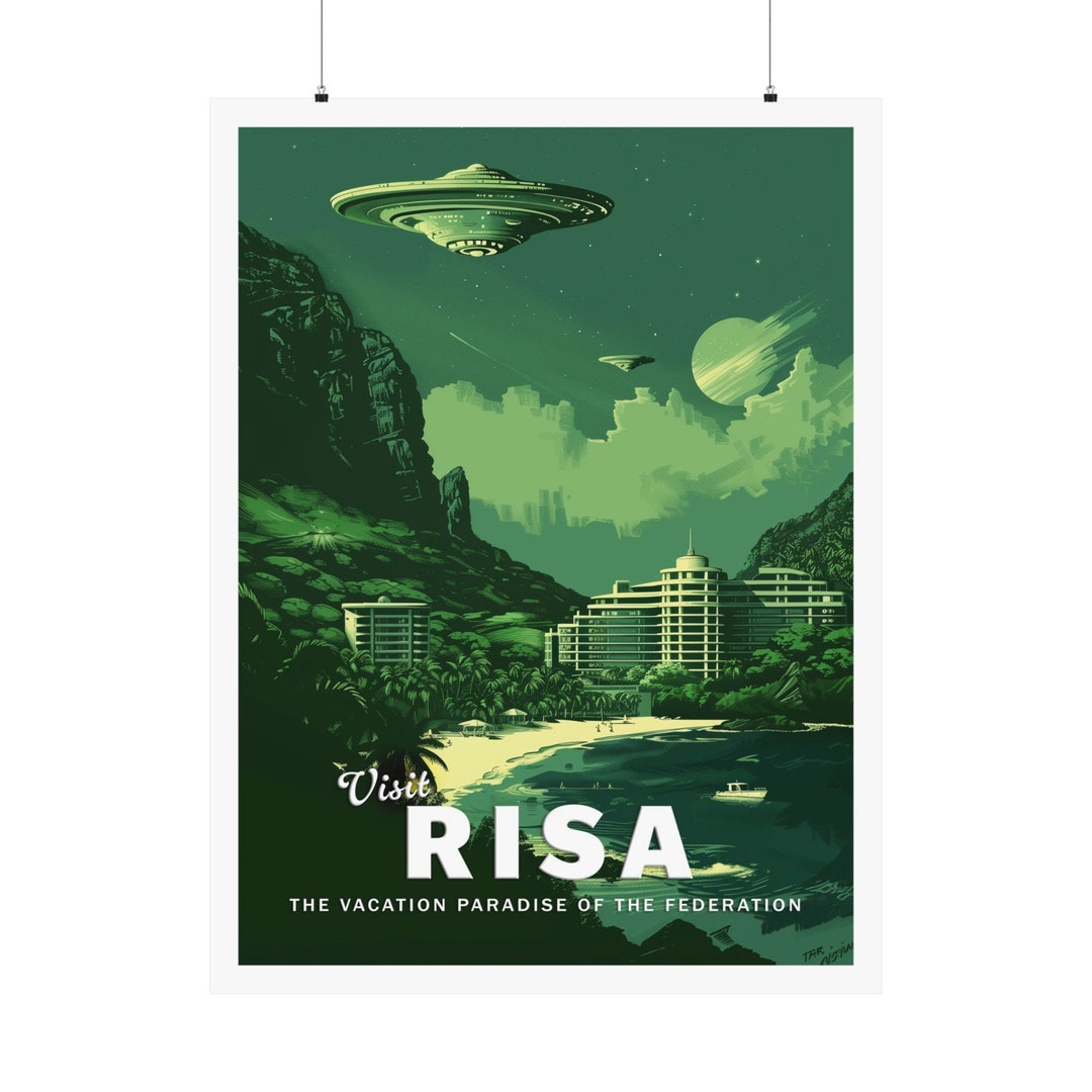 Risa Travel Poster Star Trek Planet Risa Travel Poster for Science ...