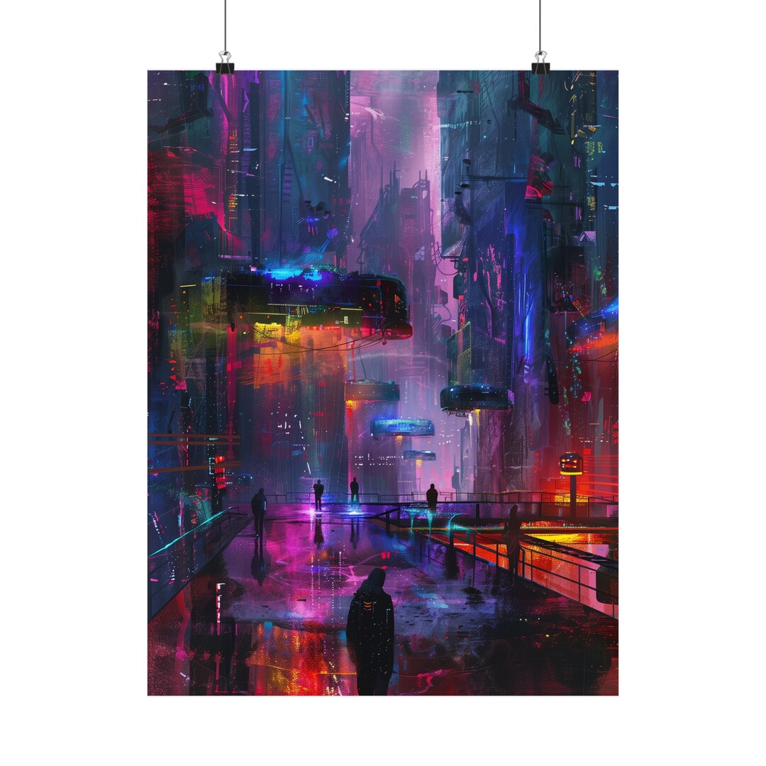 Cyberpunk Art Print Cyberpunk Poster Sci Fi Cyberpunk Art Cyberpunk ...