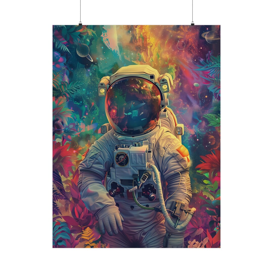 Astronaut Surreal Sci Fi Art Poster Surreal Science Fiction Poster for ...