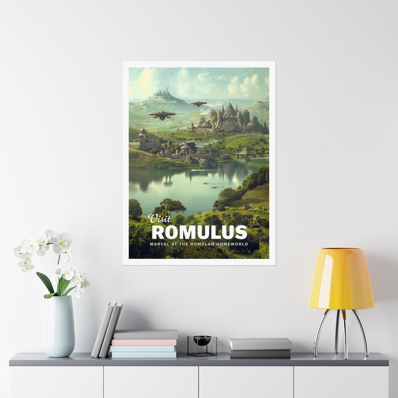 Romulus Travel Poster Star Trek Planet Romulus Travel Poster for ...