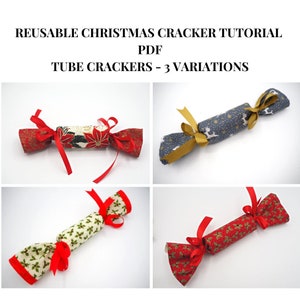 Reusable Christmas Cracker Pattern PDF - Digital Download - Etsy