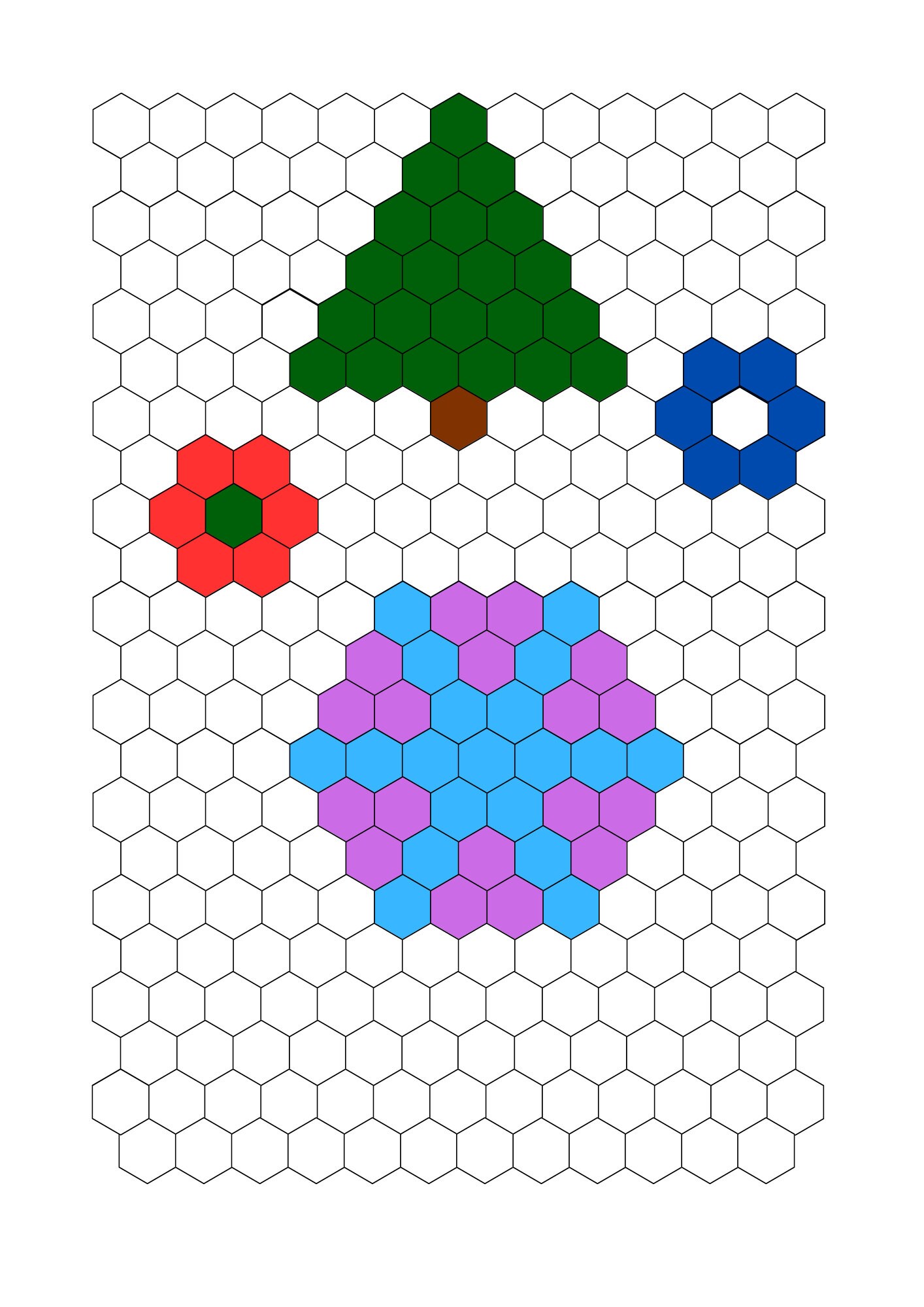 Hexagon Graph Paper - Hexi Quilting Paper - Hexie - Etsy