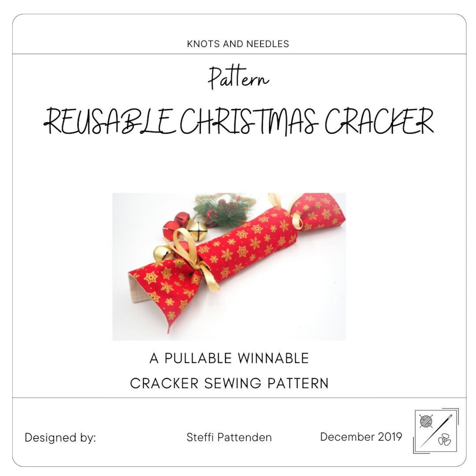Reusable Pullable Christmas Cracker Pattern PDF Digital - Etsy UK