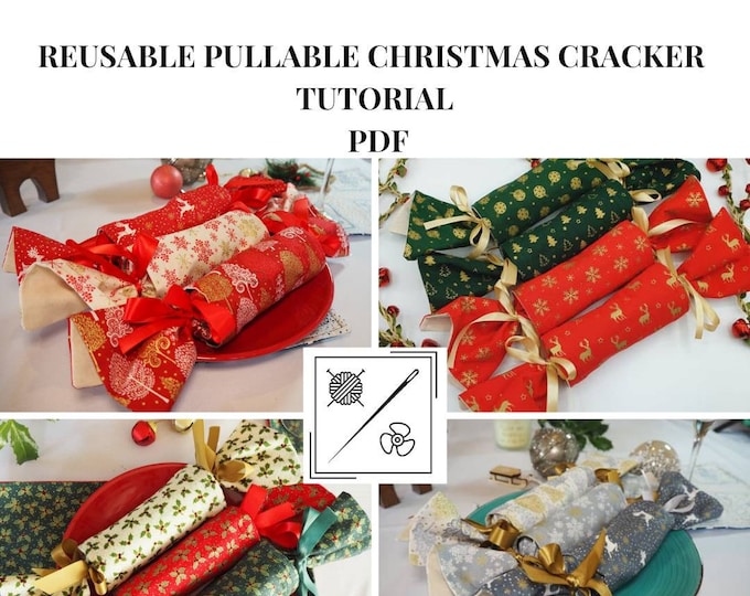 Wonder Cracker PDF Sewing Pattern - Stitch Your Own Christmas Crackers ...