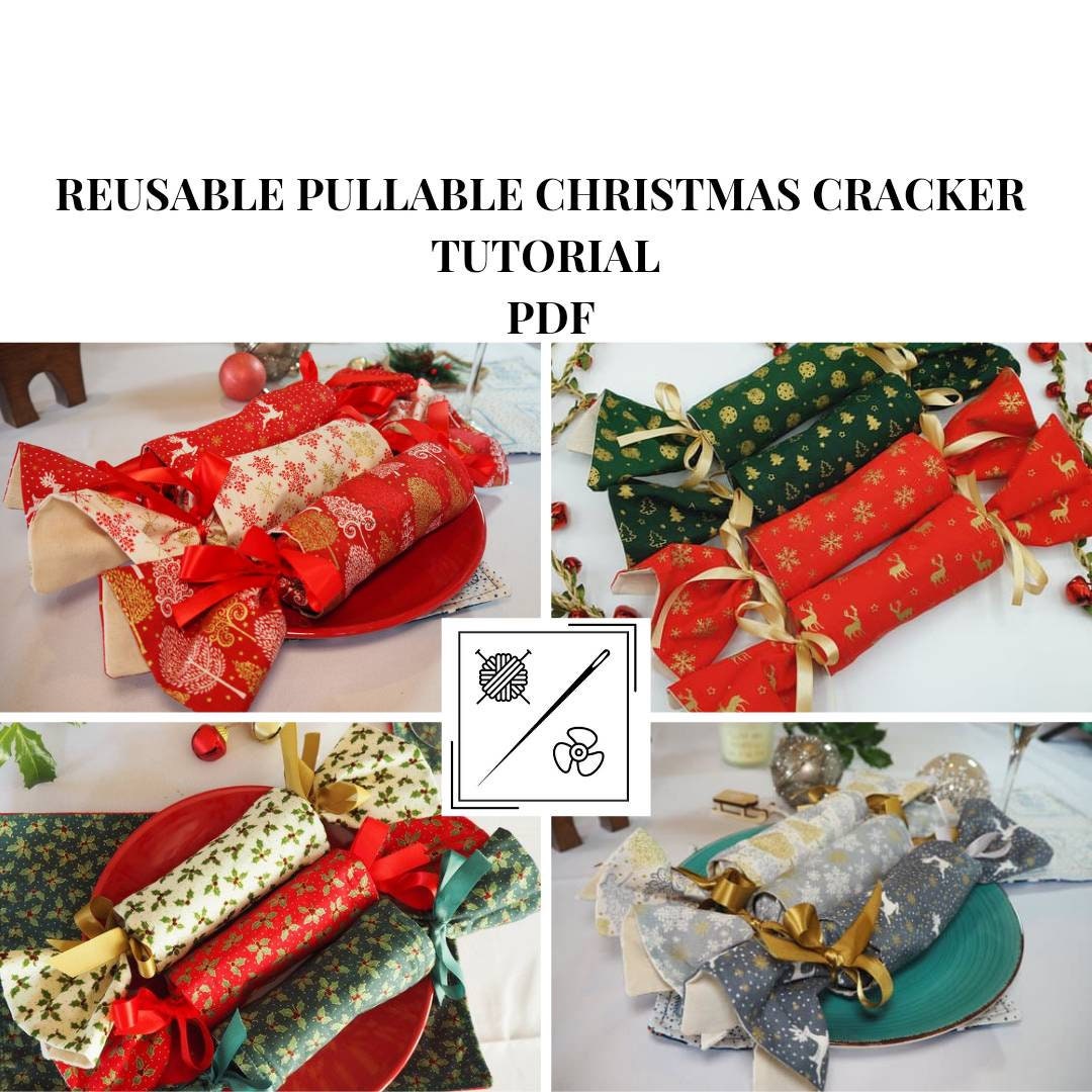 Reusable Pullable Christmas Cracker Pattern PDF Digital - Etsy UK