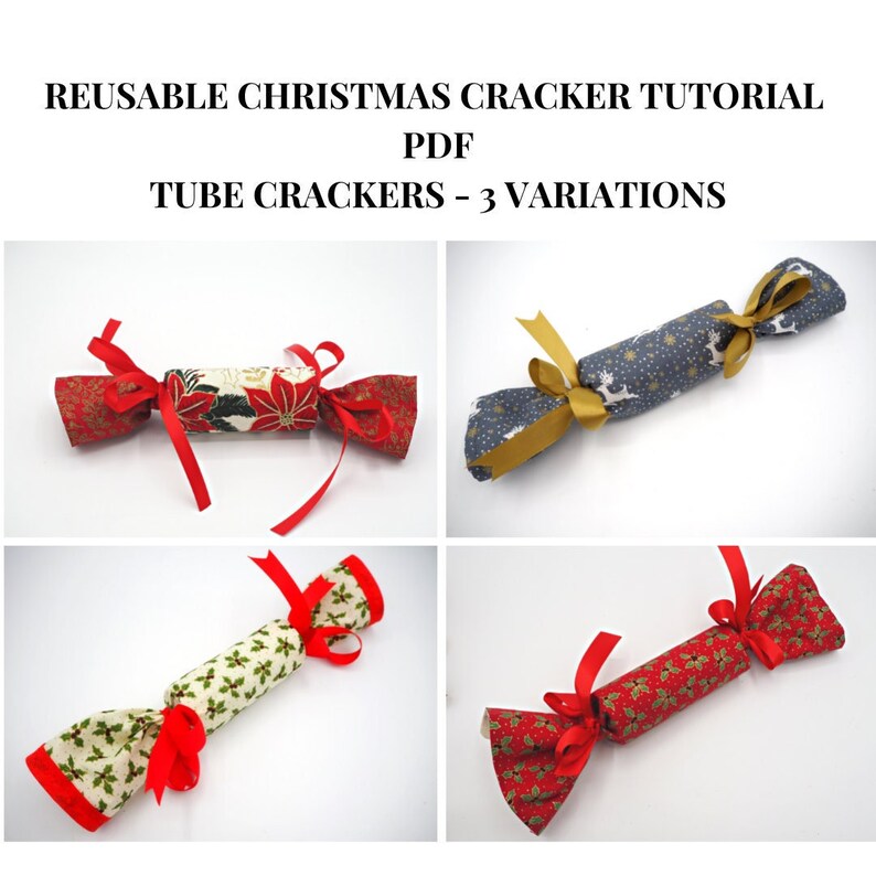 Reusable Christmas Cracker Pattern PDF - Digital Download - Etsy