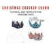 Reversible Christmas Cracker Crown Pattern PDF Template - 3 Designs ...