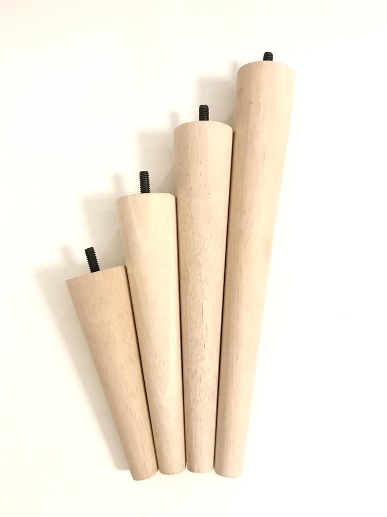 6” - Set of 4 Mid Century Inspired Furniture Legs - Etsy