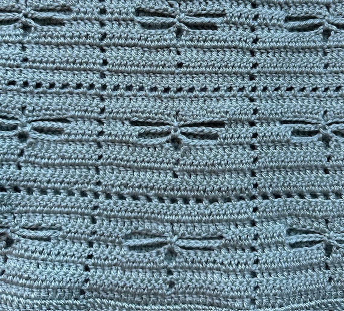 Crocheted Dragonfly Sweater - Etsy