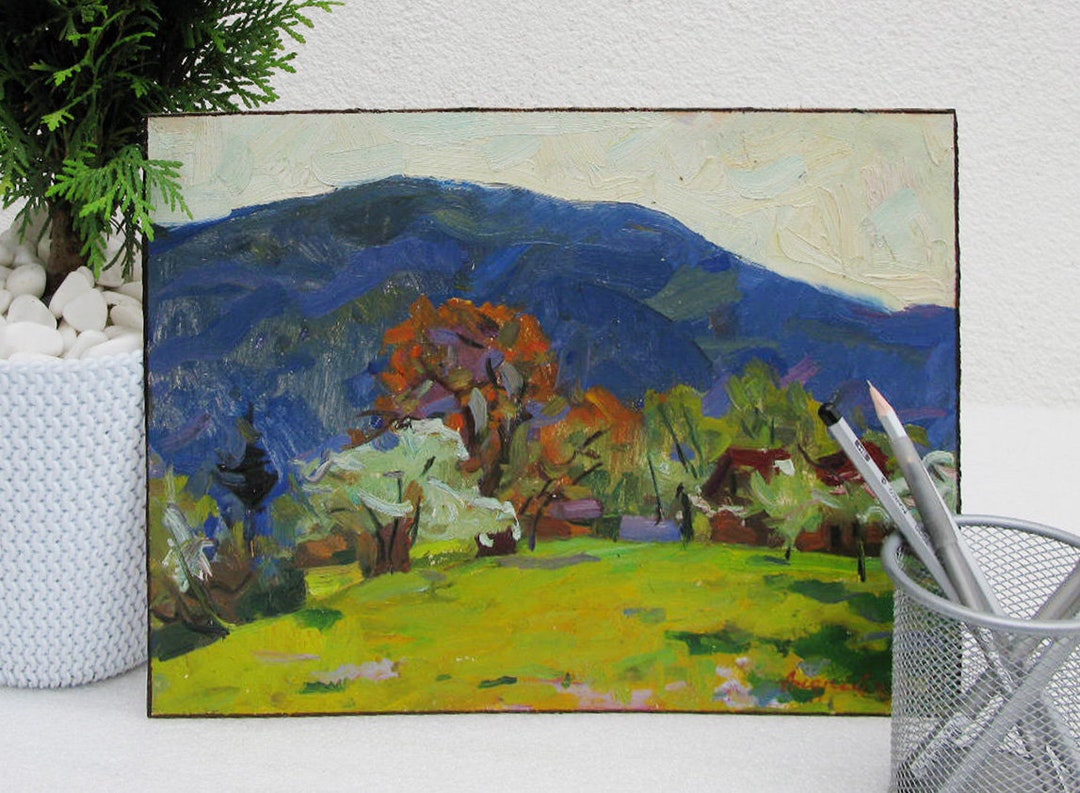 VINTAGE ORIGINAL PAINTING, Oil Painting, Realism, Vintage, Realism ...