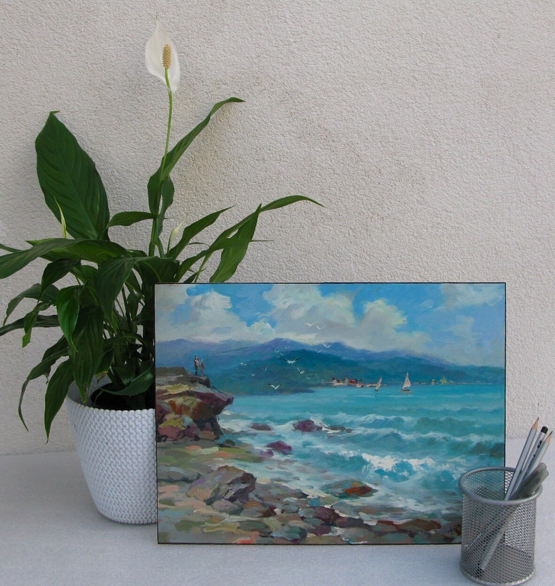 ORIGINAL PAINTING, Vintage Realism, Modern Painting, Oil Painting ...