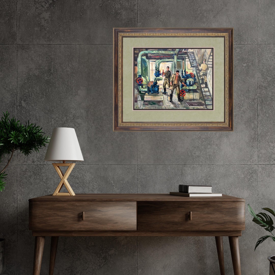 VINTAGE ORIGINAL PAINTING, Oil Painting, Vintage Realism, Impressionism ...