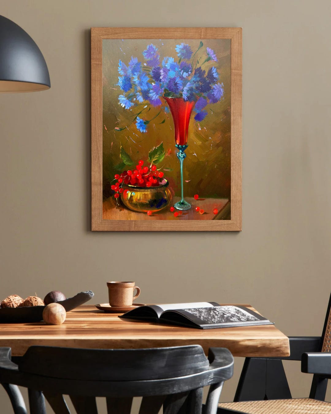 VINTAGE ORIGINAL PAINTING, Oil Painting, Socialist Realism, Rural Life ...