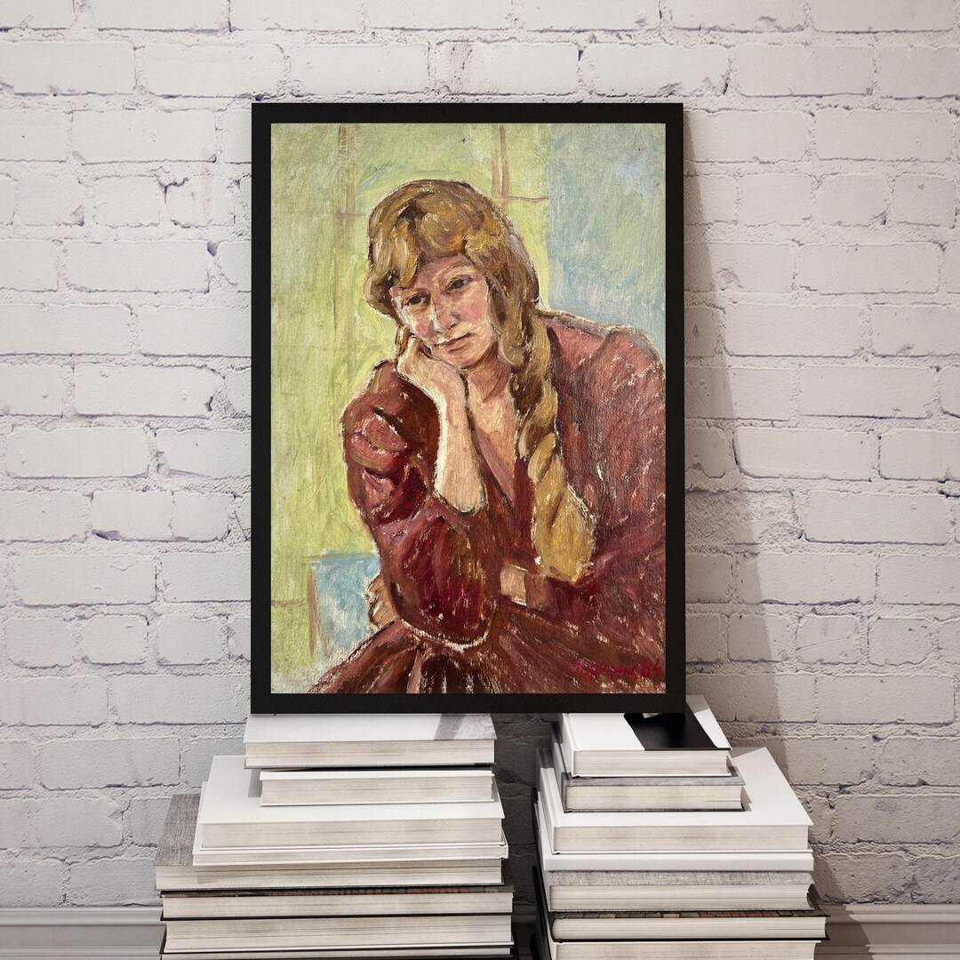 VINTAGE ORIGINAL PAINTING, Oil Painting, Vintage Realism, Socialist ...