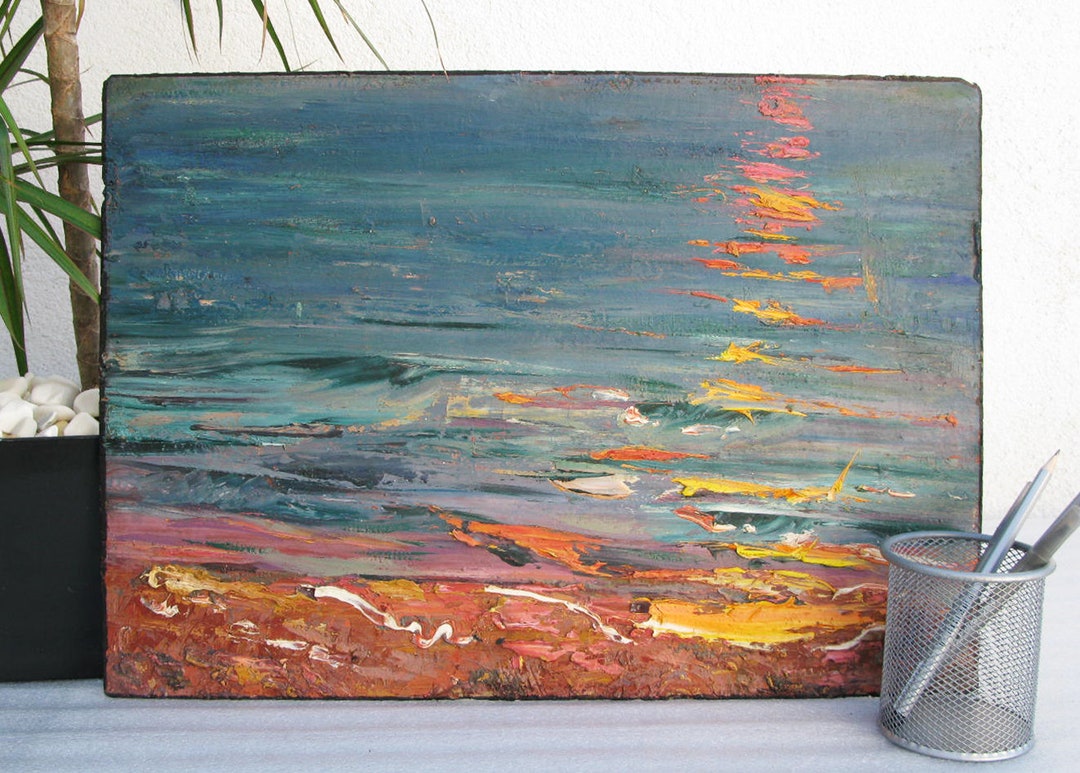 VINTAGE ORIGINAL PAINTING, Oil Painting, Vintage Realism, Social ...