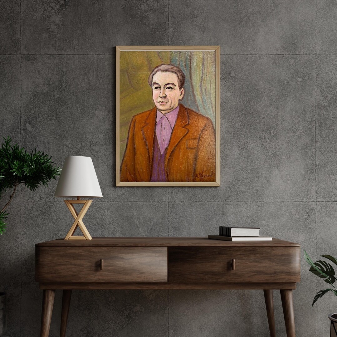 VINTAGE PAINTING, Oil Painting, Vintage Realism, Socialist Realism ...