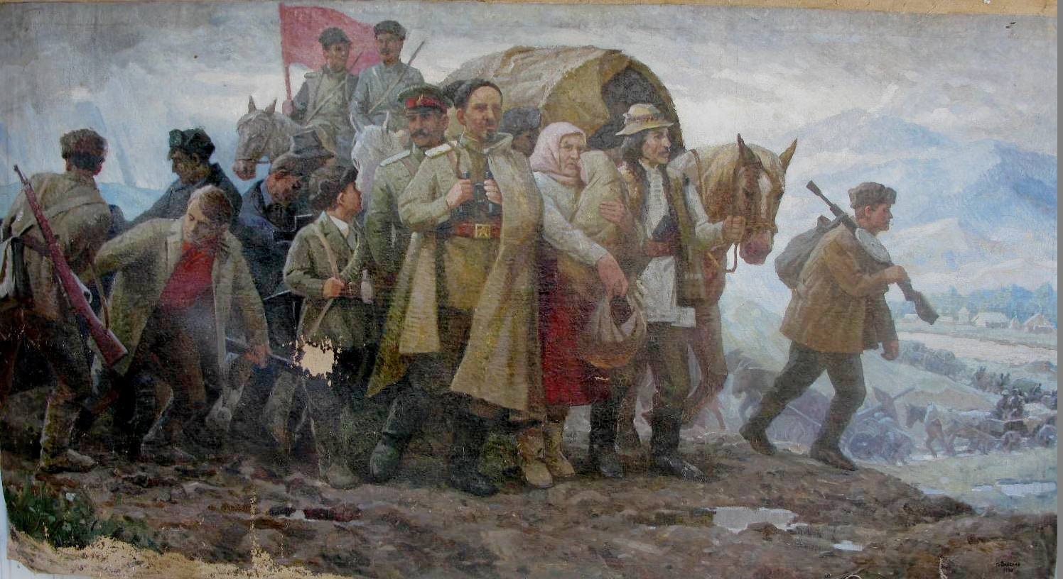 VINTAGE ORIGINAL PAINTING Socialist Realism Genre Painting - Etsy