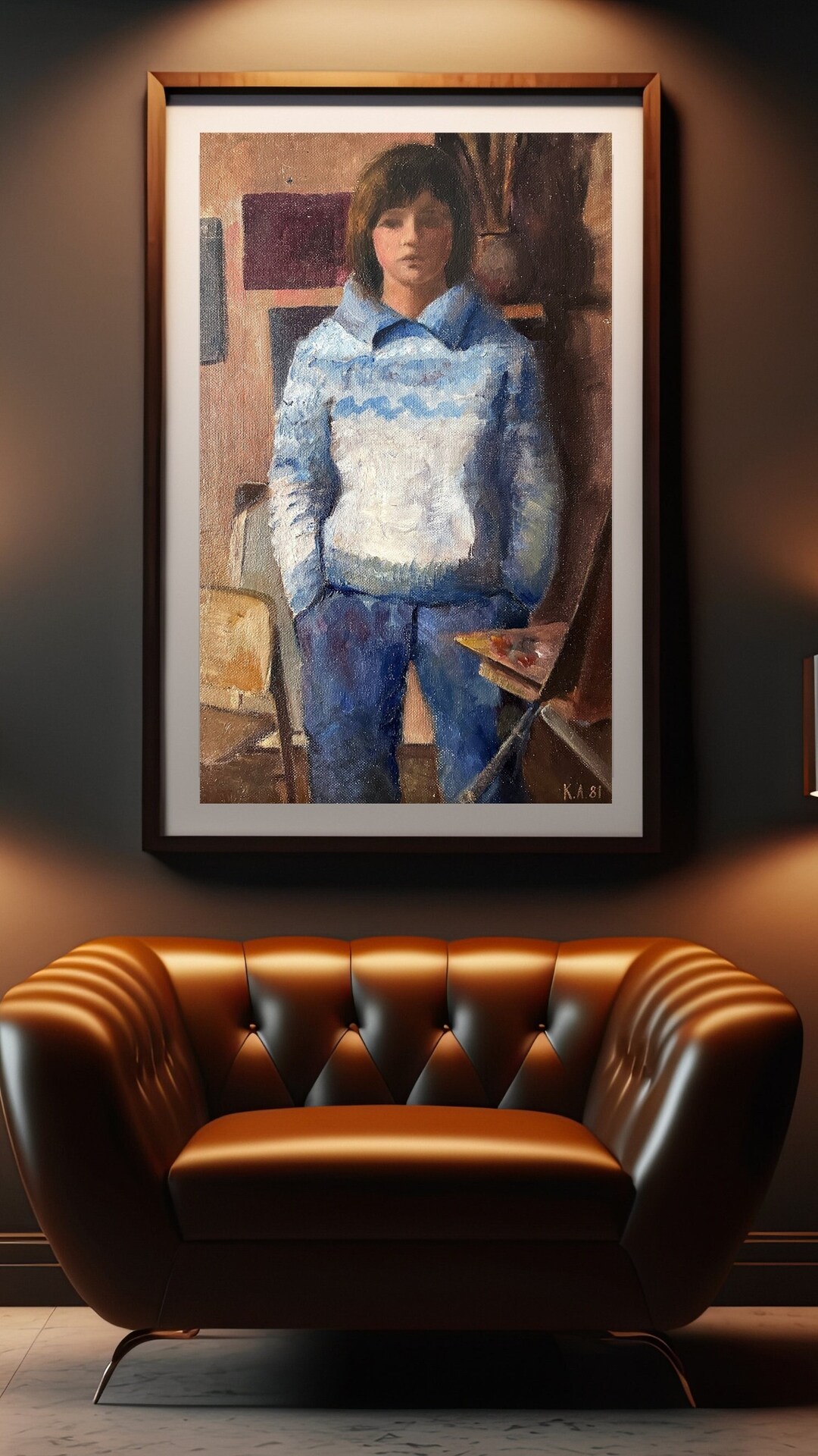 VINTAGE PAINTING, Oil Painting, Vintage Realism, Socialist Realism ...