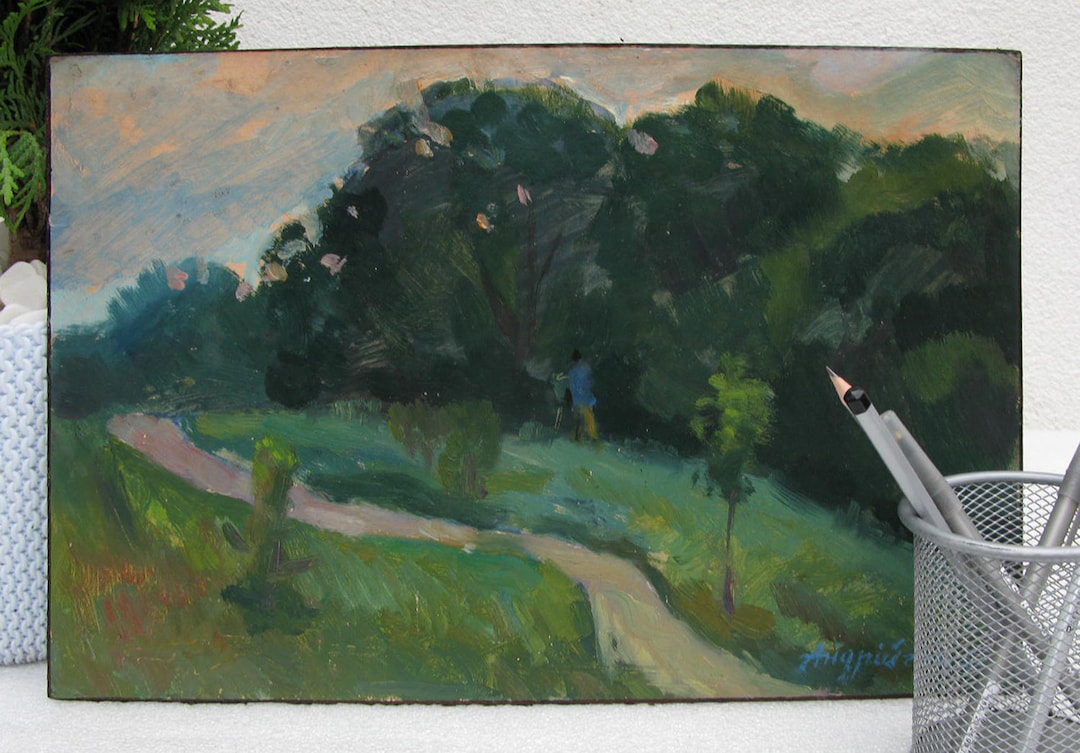 VINTAGE ORIGINAL PAINTING, Oil Painting, Realism, Vintage Realism ...