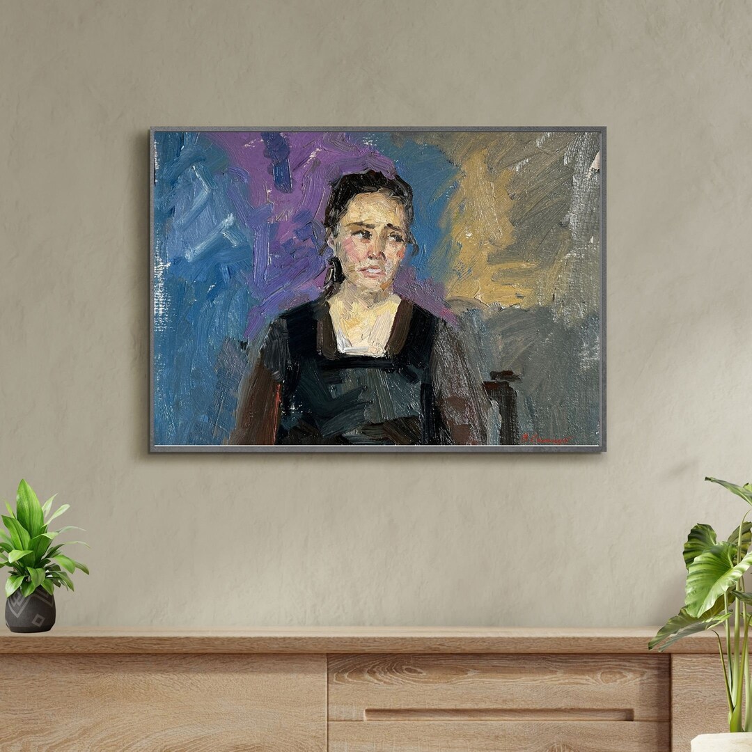 VINTAGE PAINTING, Oil Painting, Vintage Realism, Socialist Realism ...