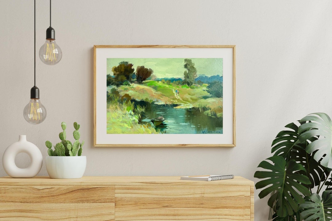 ORIGINAL PAINTING, Vintage Realism, Modern Painting, Impressionism ...