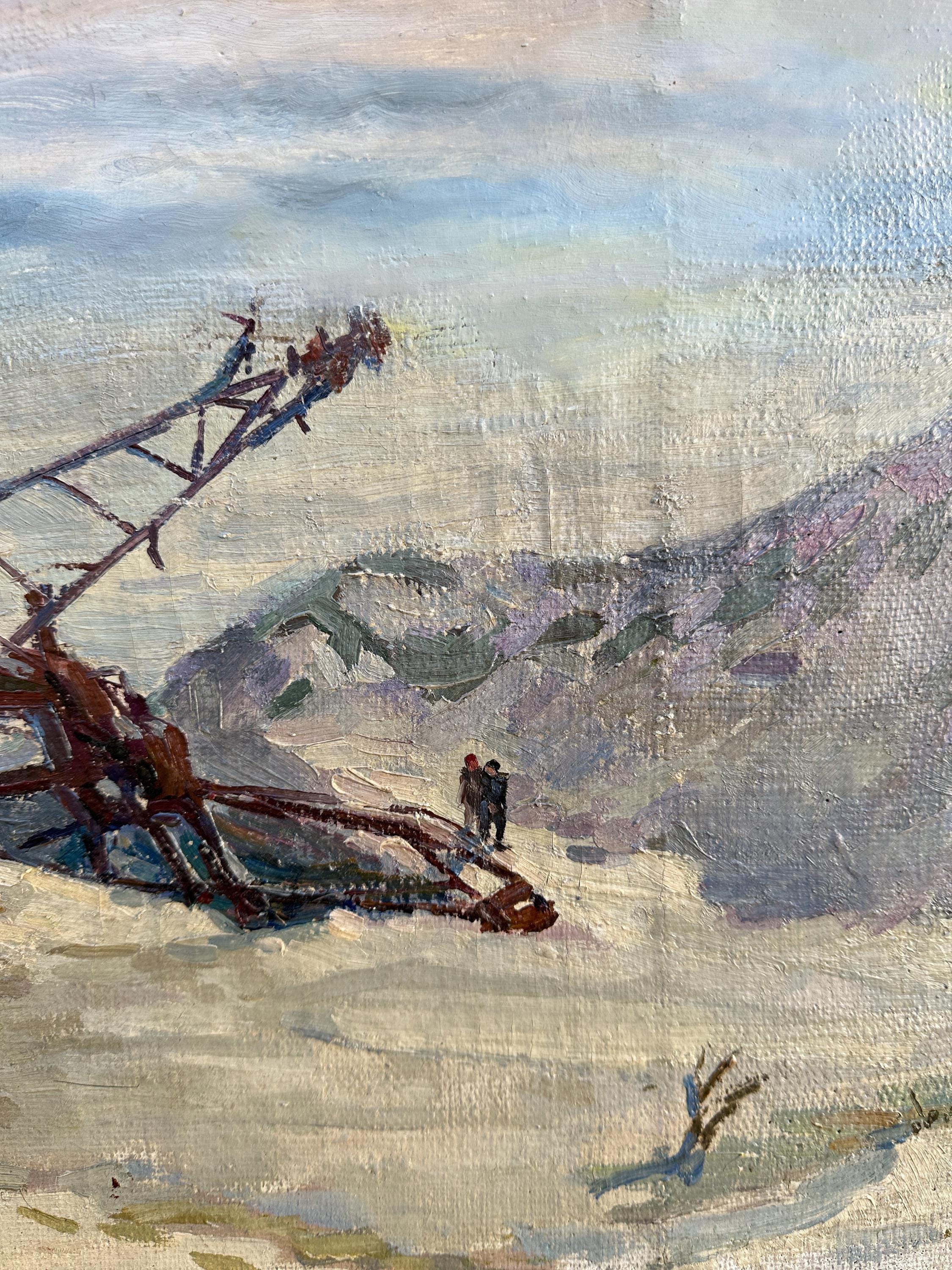 VINTAGE PAINTING, Vintage Realism, Socialist Realism, Sketches ...