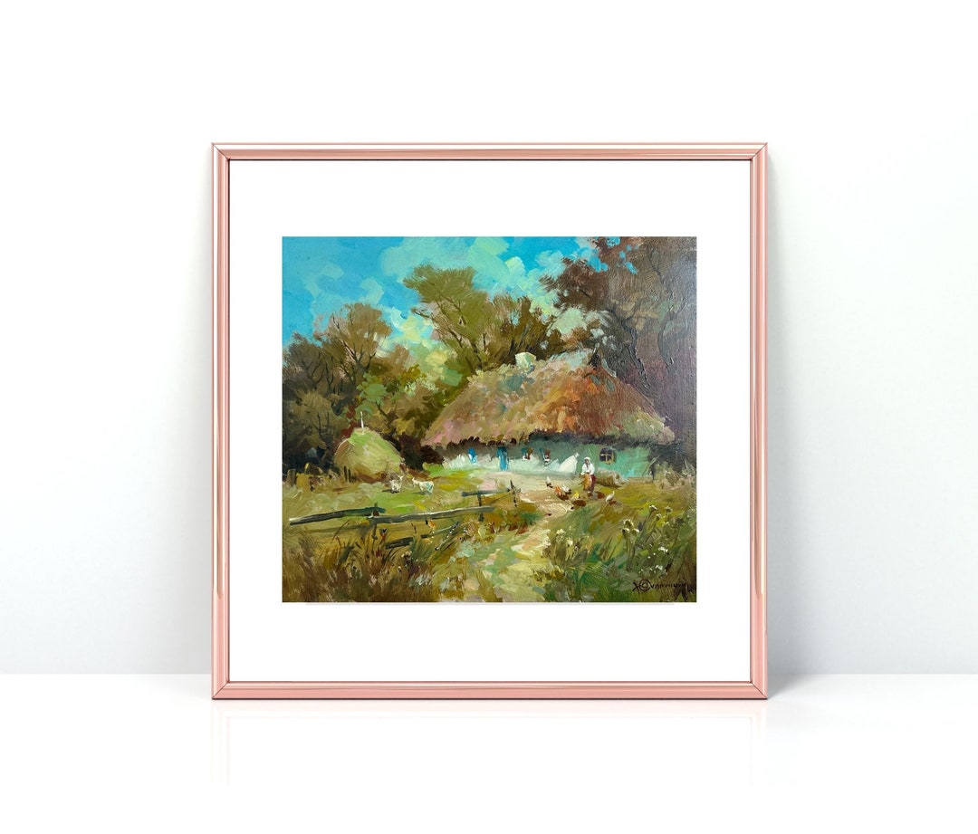 ORIGINAL PAINTING, Vintage Realism, Oil Painting, Impressionism ...
