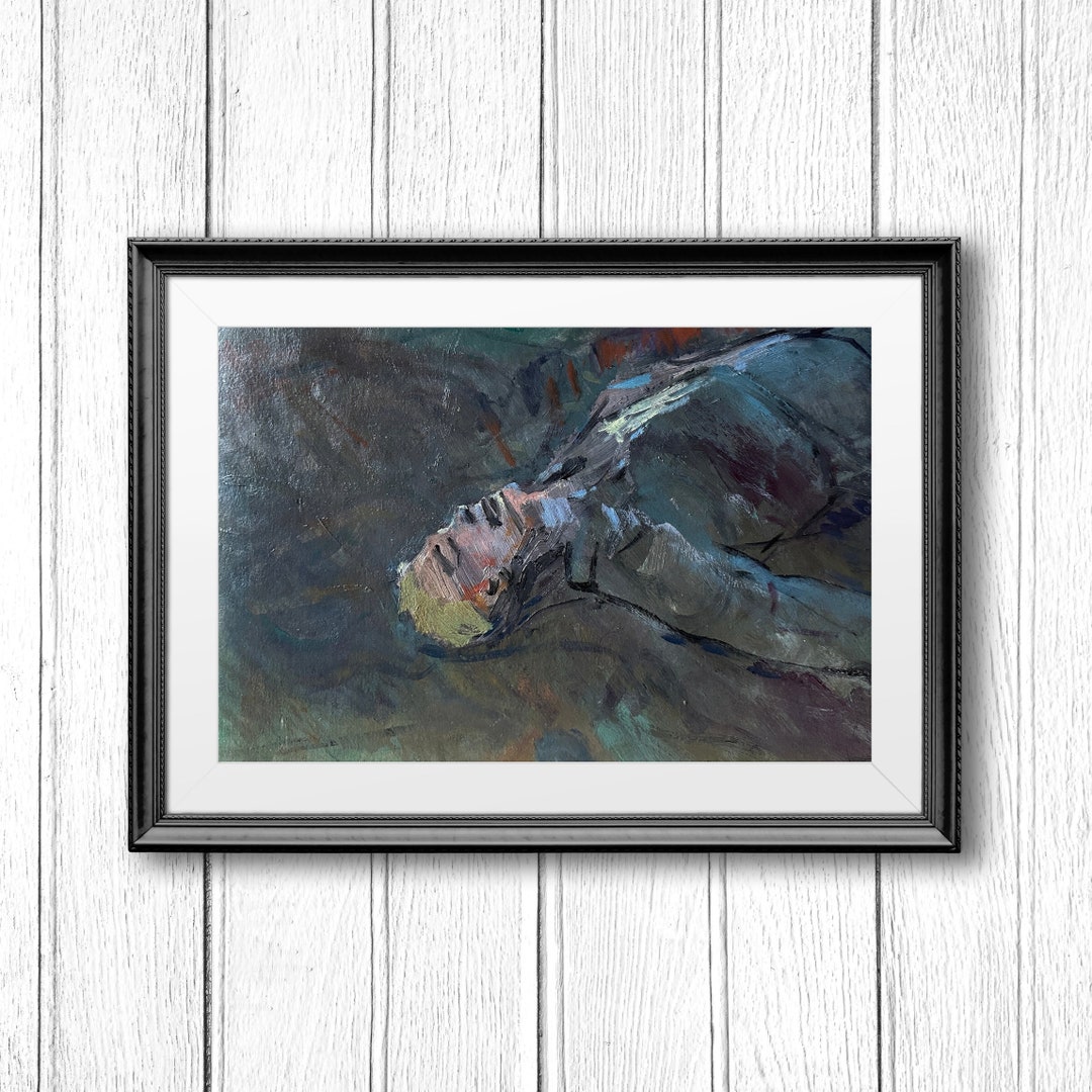 ORIGINAL PAINTING, Vintage Realism, Oil Painting, Portrait, Male ...