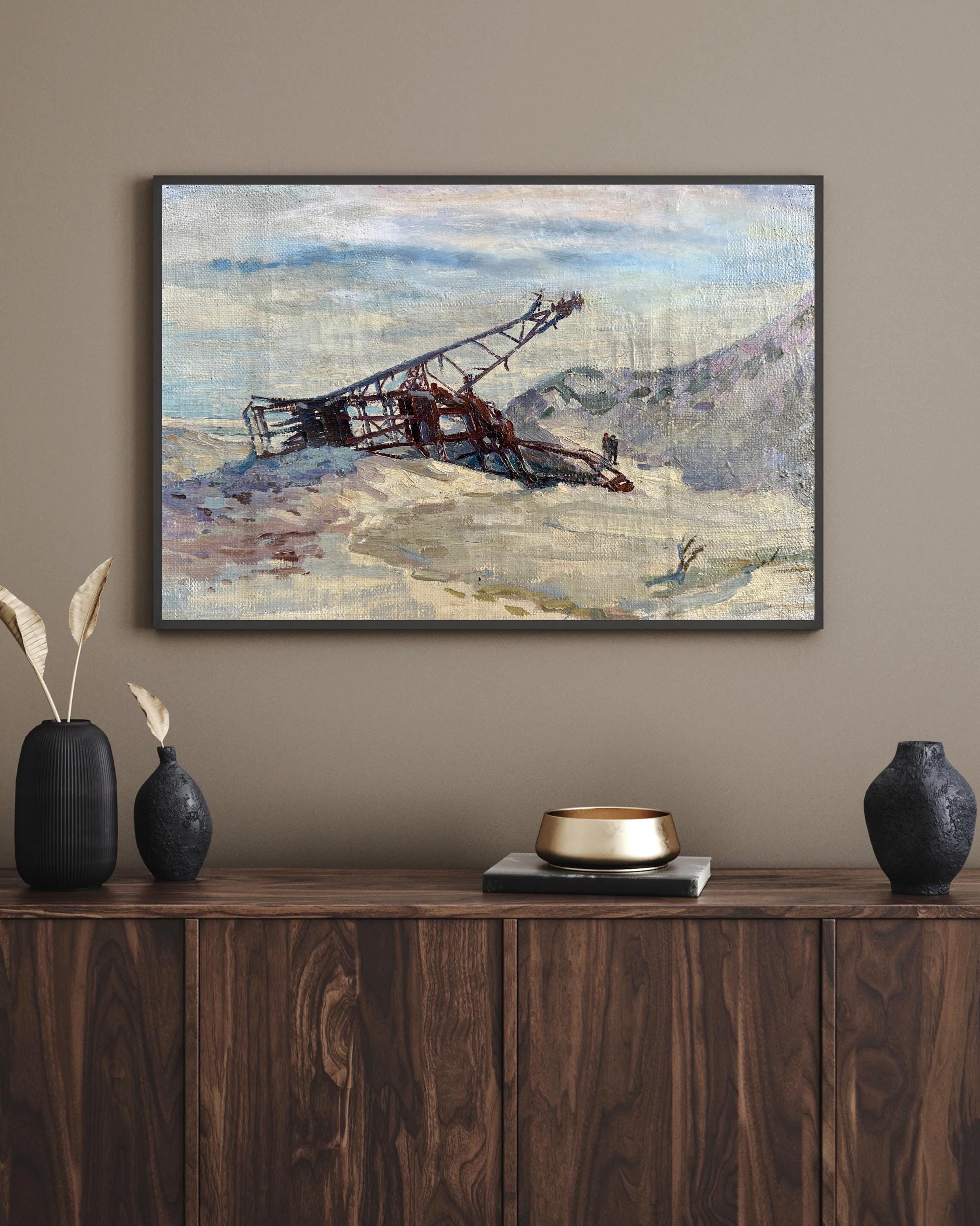 VINTAGE PAINTING, Vintage Realism, Socialist Realism, Sketches ...