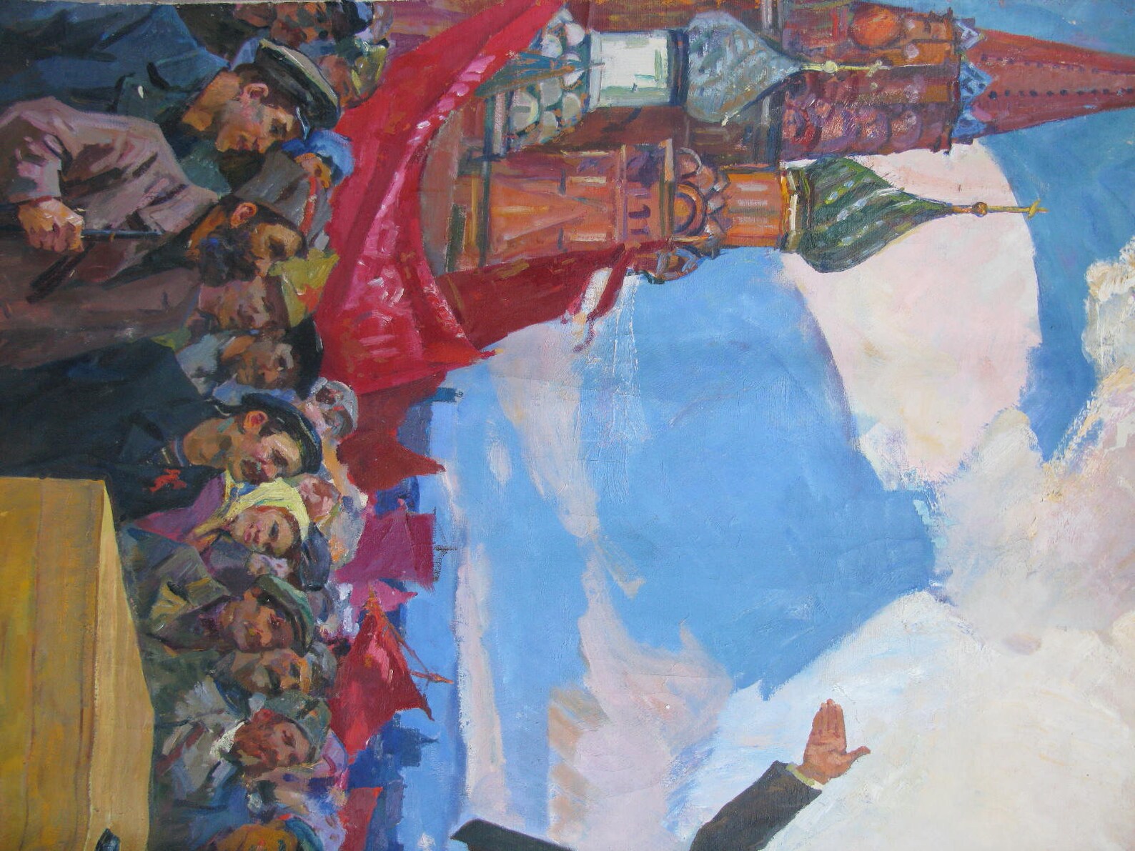 VINTAGE ORIGINAL PAINTING, Socialist Realism, Genre Painting, Portrait ...