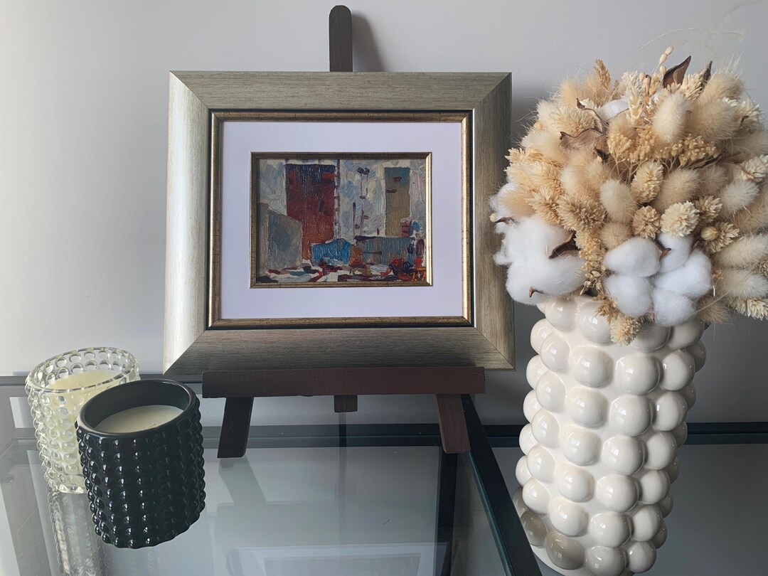 VINTAGE ORIGINAL PAINTING, Oil Painting, Vintage Realism, Socialist ...