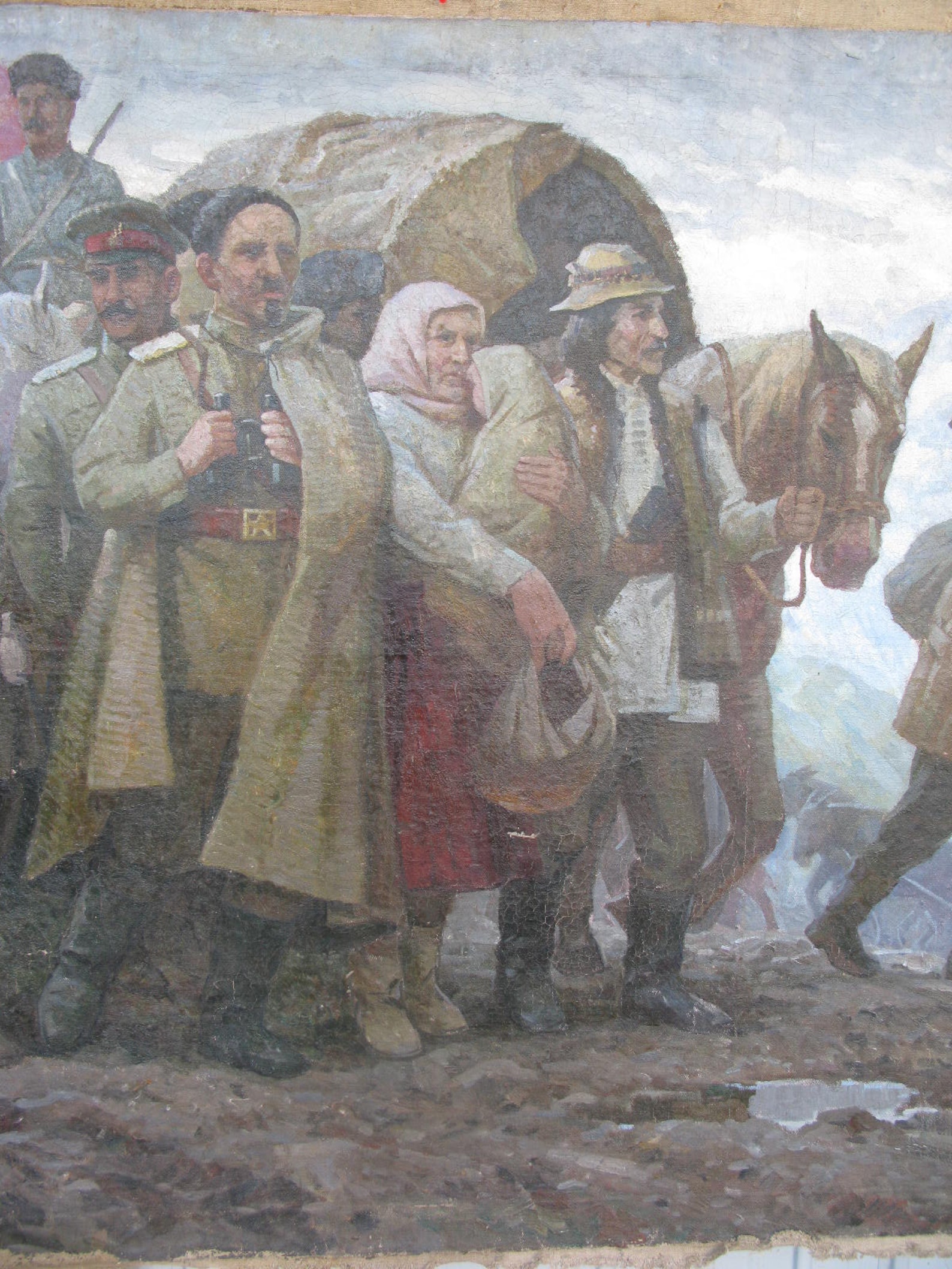 VINTAGE ORIGINAL PAINTING Socialist Realism Genre Painting - Etsy