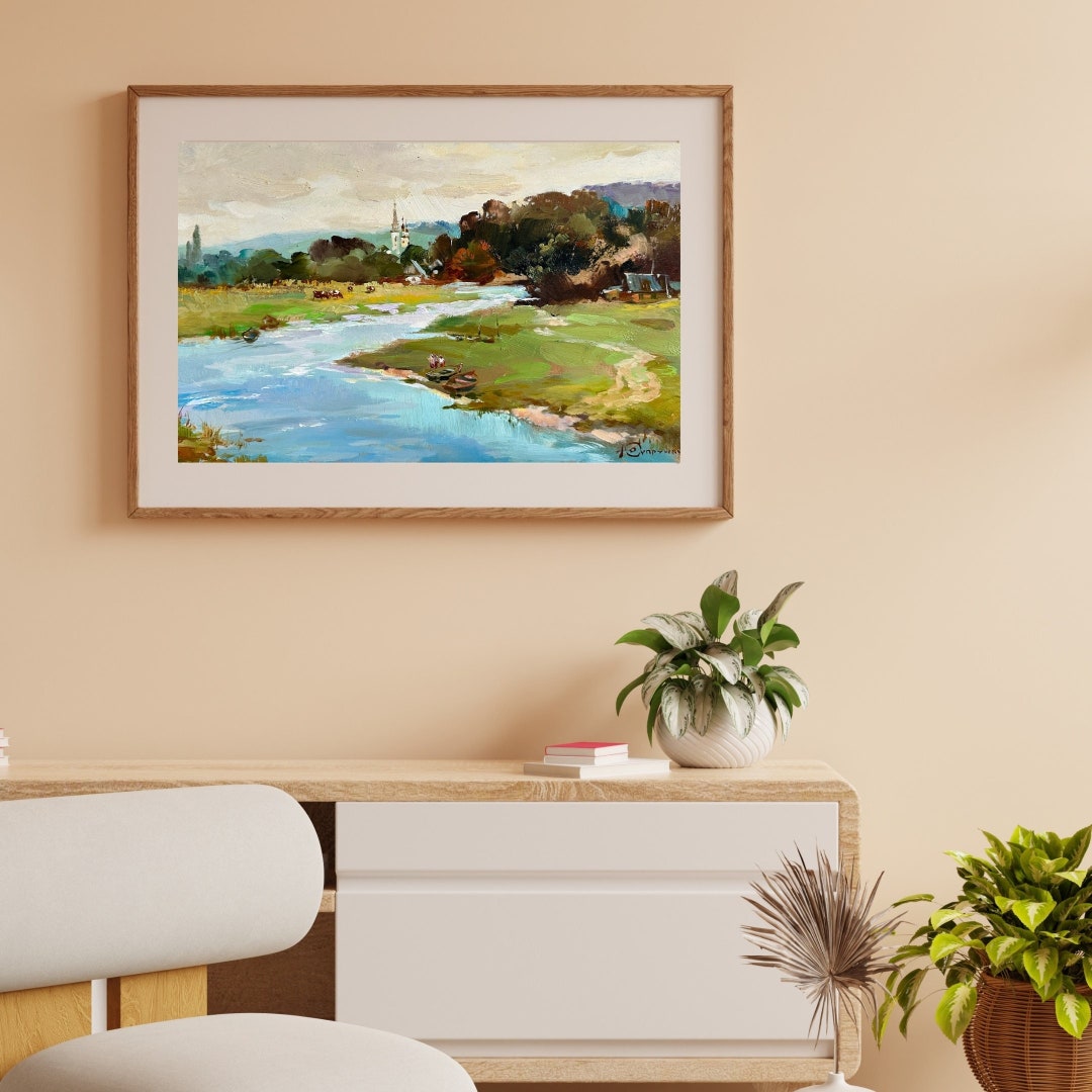 ORIGINAL PAINTING, Vintage Realism, Oil Painting, Impressionism ...