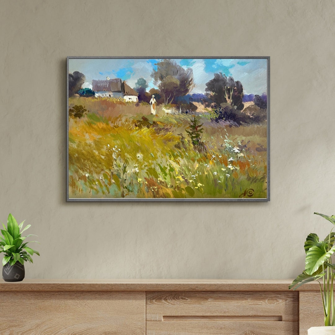 ORIGINAL PAINTING, Vintage Realism, Oil Painting, Impressionism ...
