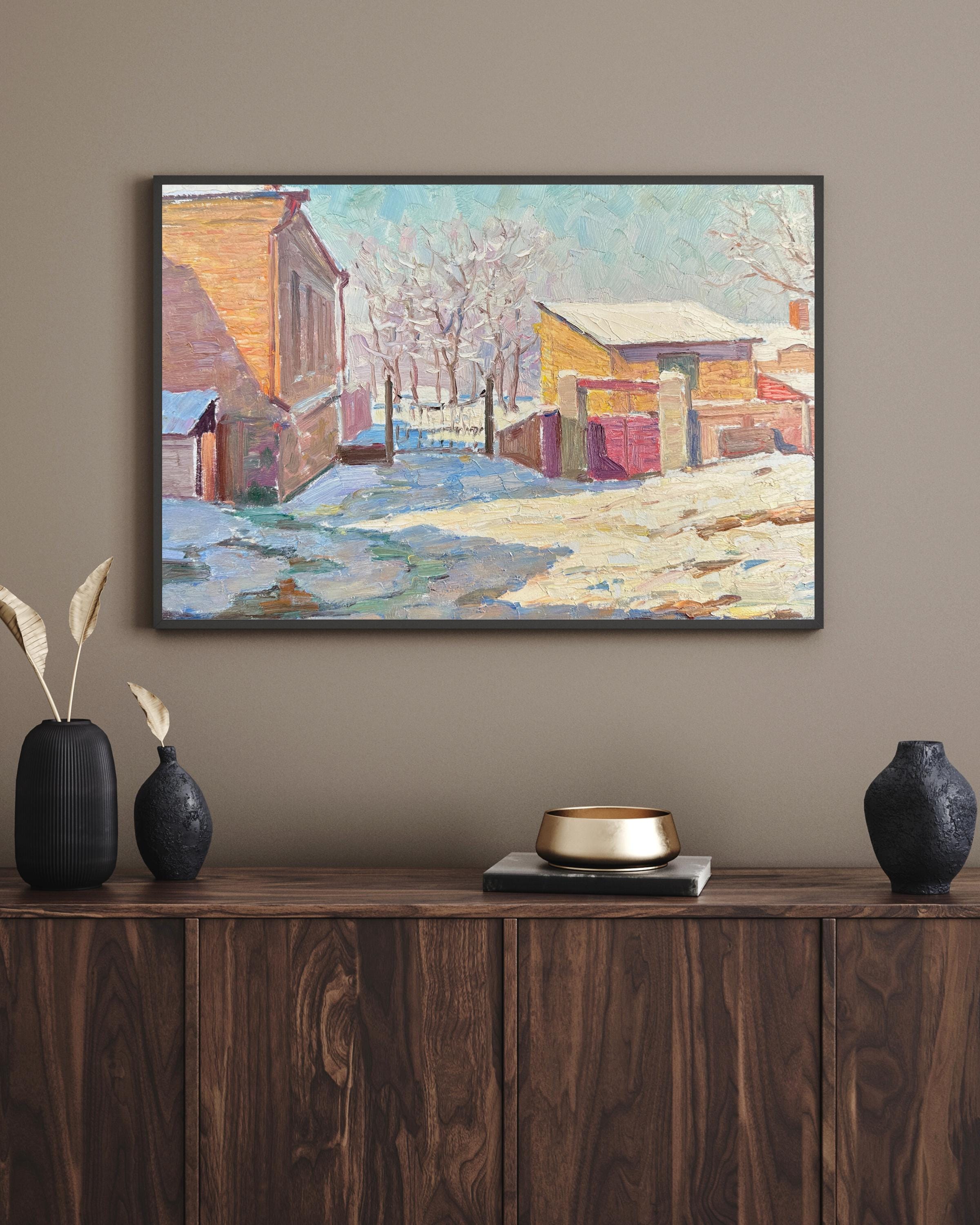 VINTAGE PAINTING, Oil Painting, Vintage Realism, Socialist Realism ...